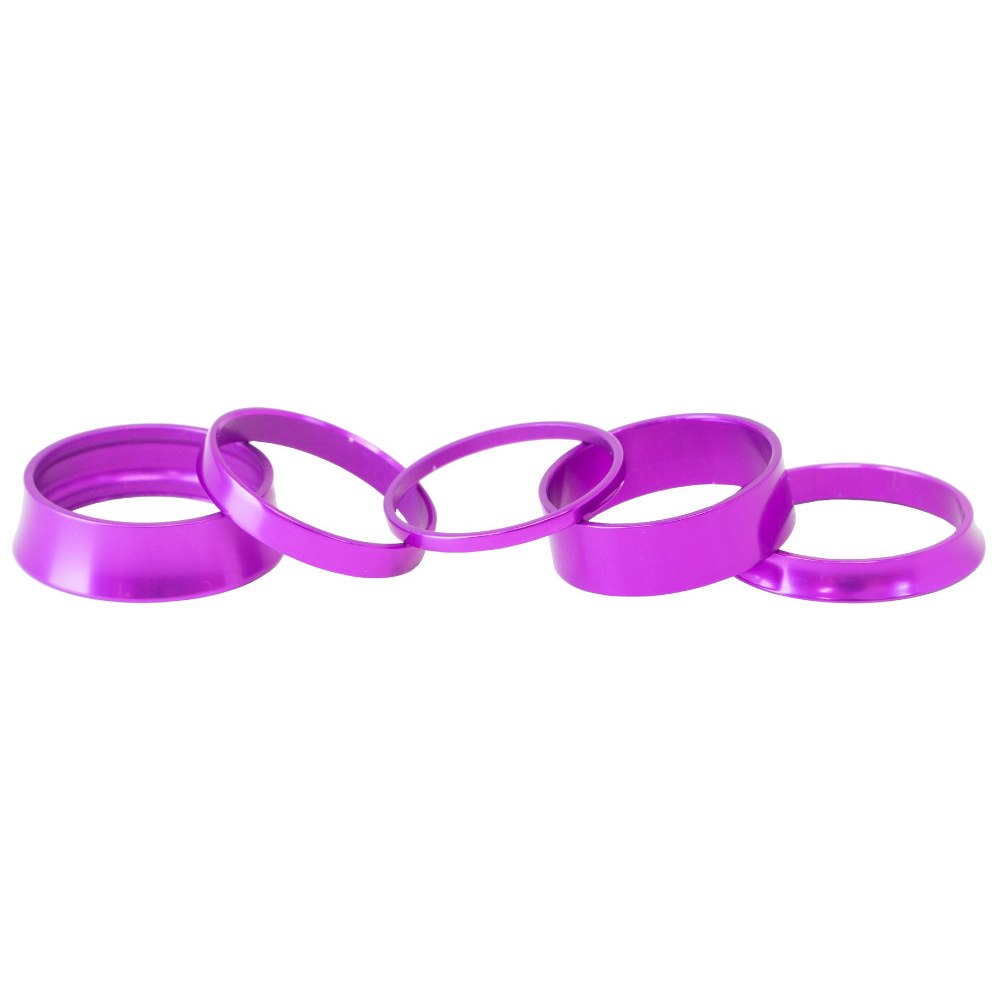 White Industries Headset Spacer Kit | Purple | HSSPKITPP